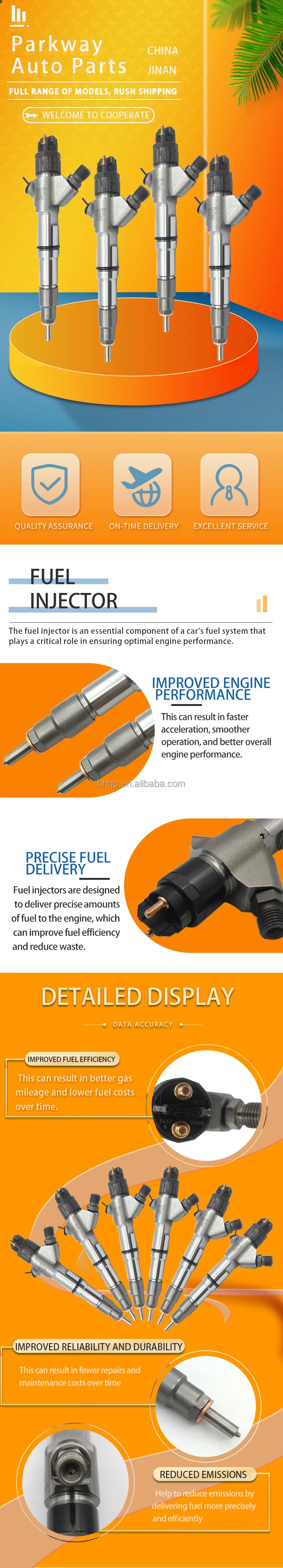 Auto Parts Original Diesel Engine Common Rail Nozzle Injectors Fuel ...