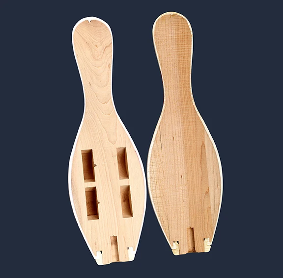 USBC Approved Glow in the Dark Maple Wood Bowling Pins - OEM/ODM