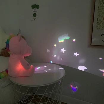 Customized Baby Animal Star Night Sky Electric Music Night Light And ...