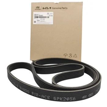 True New V-ribbed Belt Suitable For Hyundai Kia 3.3l 3.8l 2.7l 3.0l 2 ...
