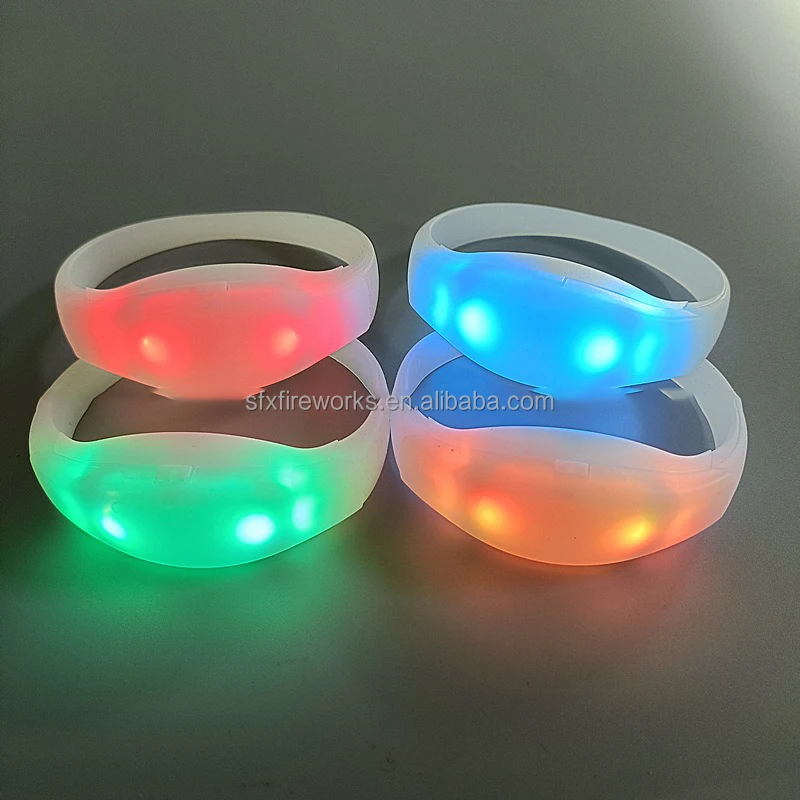 LED Wristband - Sound Activated Party Light Bracelet