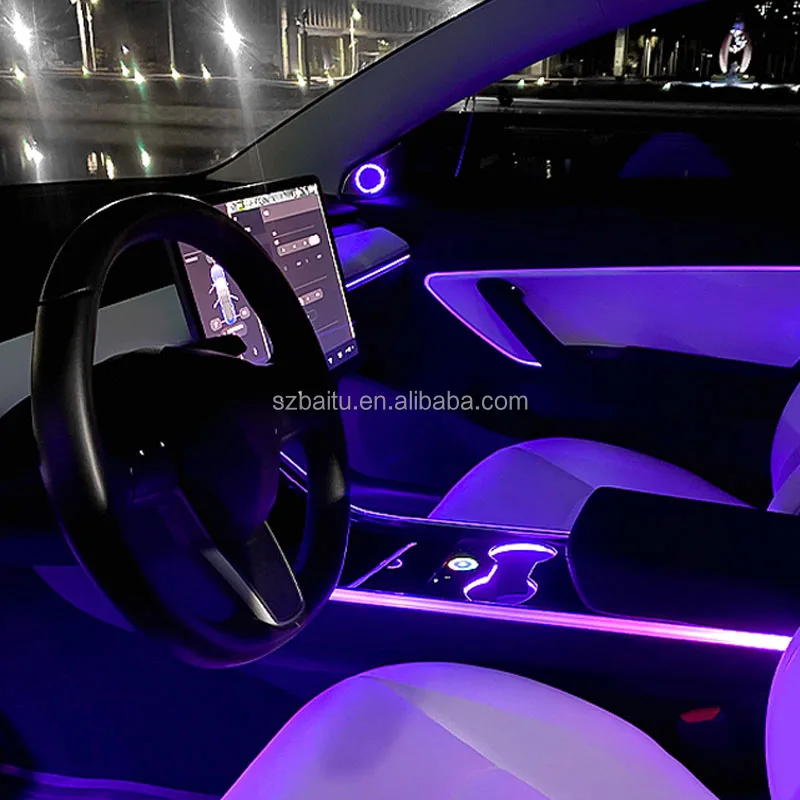 Interior Car Ambient Light for Tesla Model 3 Y - Auto LED Light