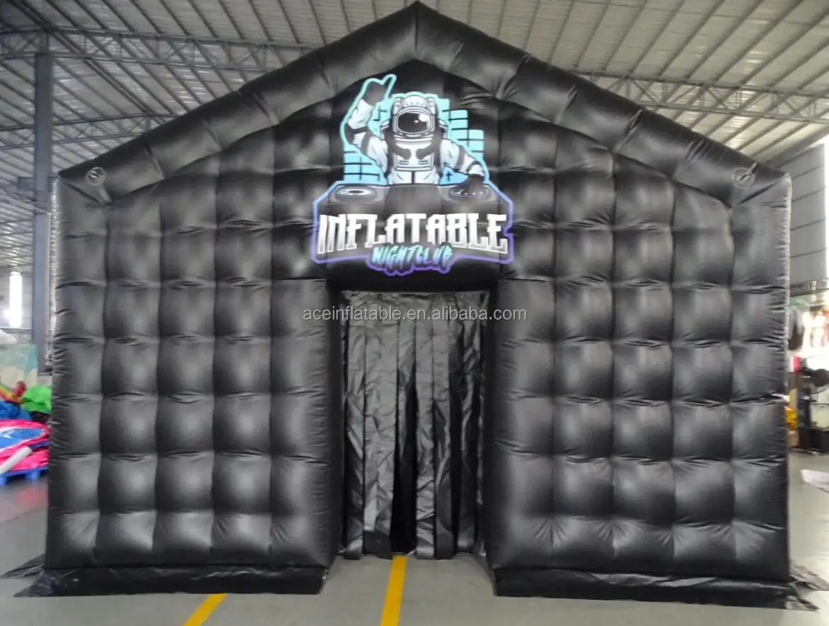Inflatable Nightclub Tent with Disco Lighting & Accessories