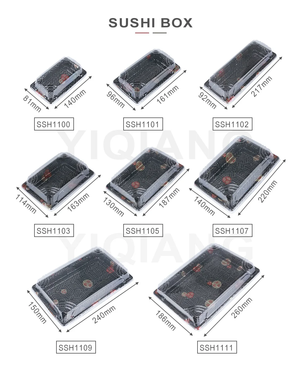 Pet Eco-friendly Disposal Take Out Plate Food Tray Disposable Large ...