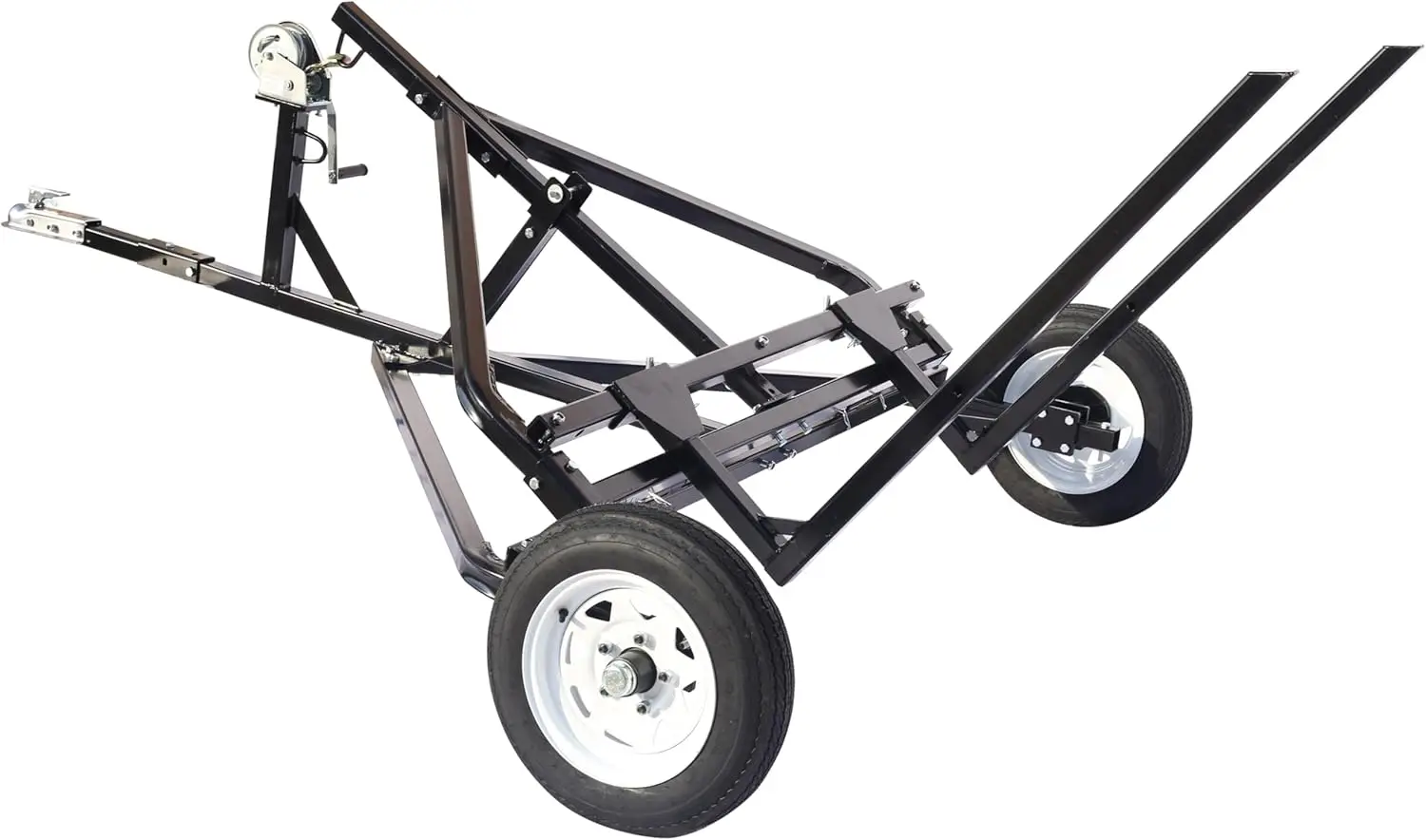 Universal ATV Steel Hay Bale Trailer Adjustable Bale Mover for ATV/UTV ...