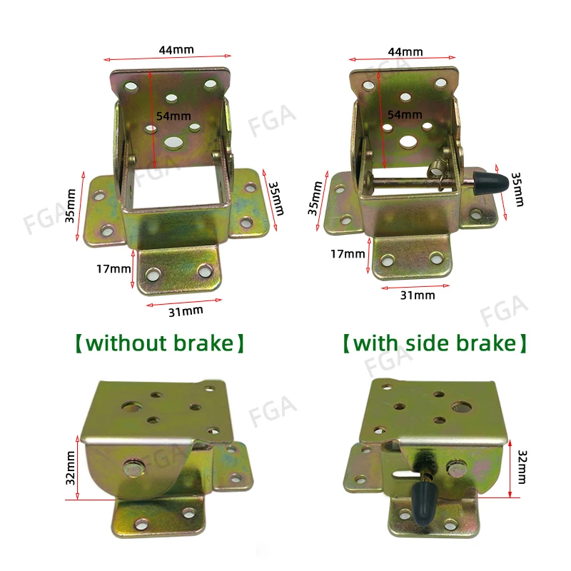 Furniture Table Legs Folding 90 Degree Hinge - Self Locking