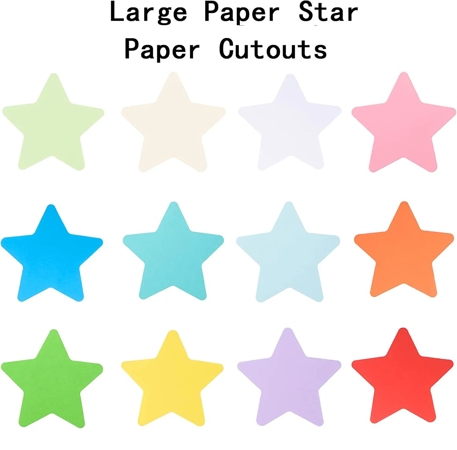 Star Cutouts - Perfect for Classroom Decor & Craft Projects