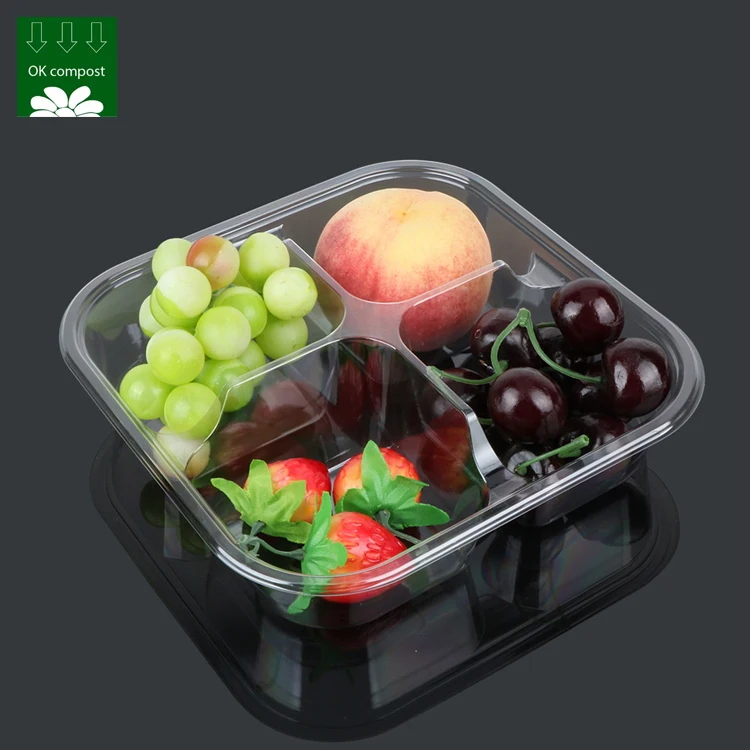 Oem Service 100% Pla Biodegradable Plastic Sushi Food Packaging ...