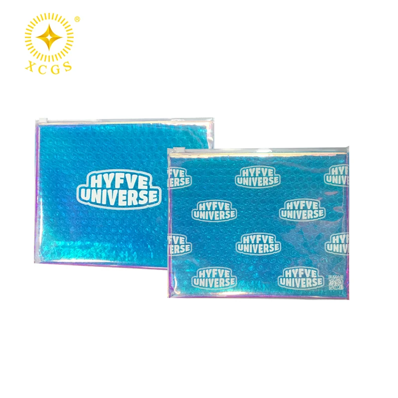 Xcgs Reclosable 200x150mm Pvc Plastic Ziplock Bubble Bag Padded Zipper ...