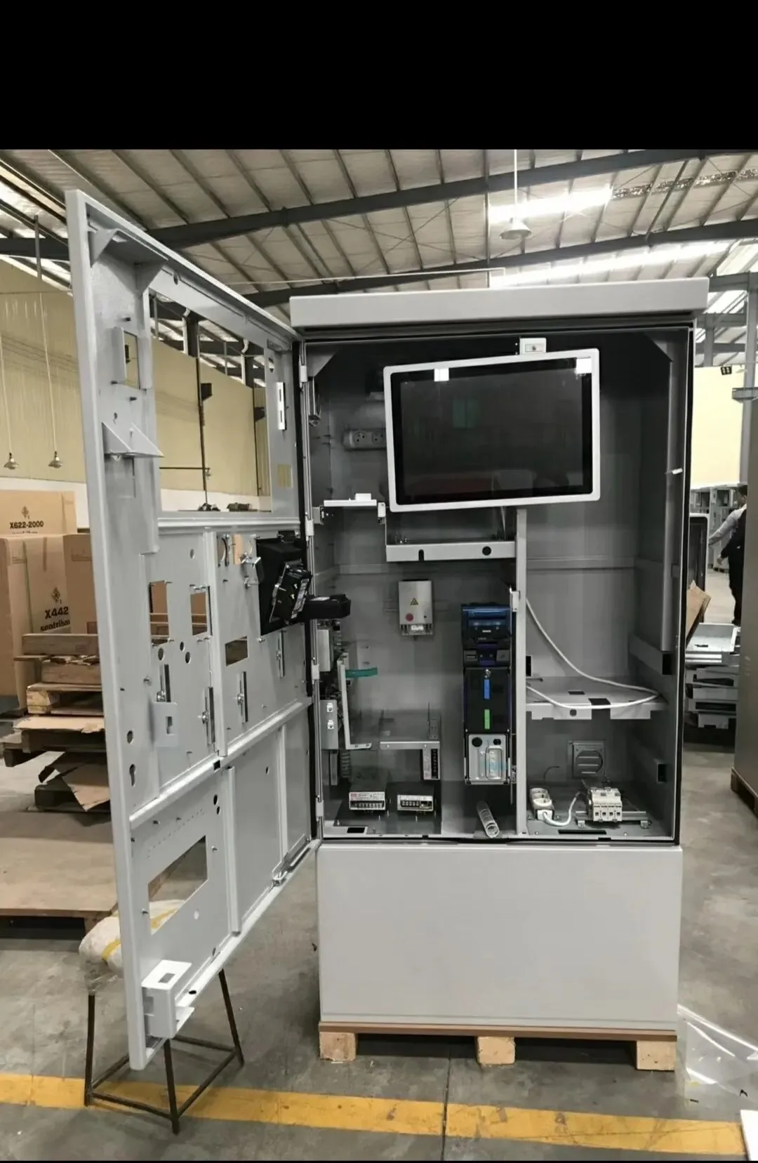 Stainless Steel Snack Smartmachine Metal Kiosk Case Shell Enclosure ...