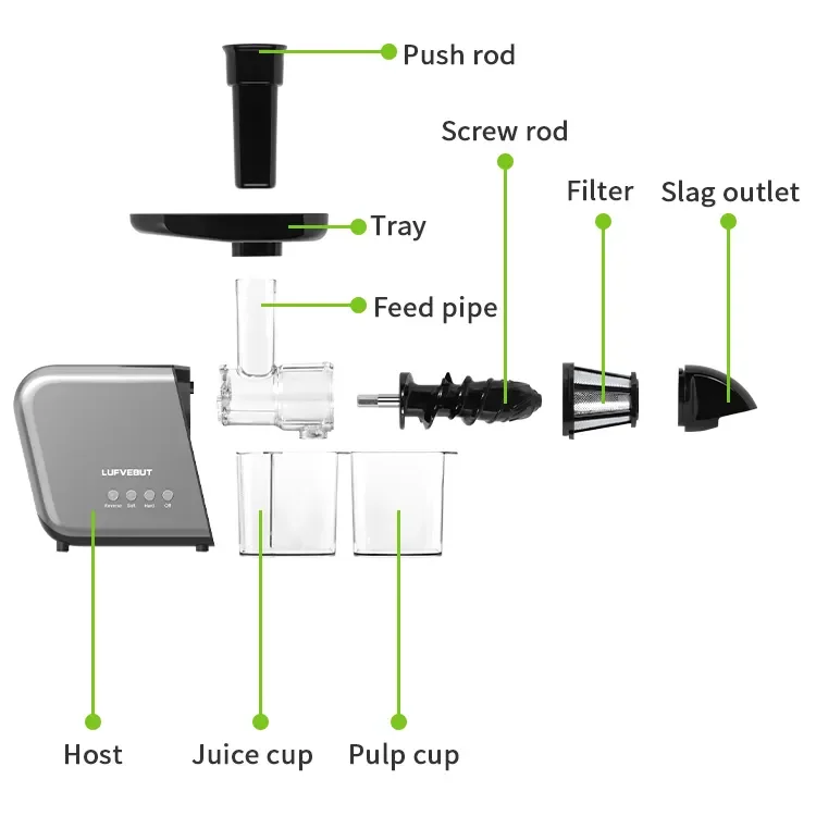 Hot Sale Slow Juicer Cold Press Smoothie Citrus Blander Fruit Juicer ...