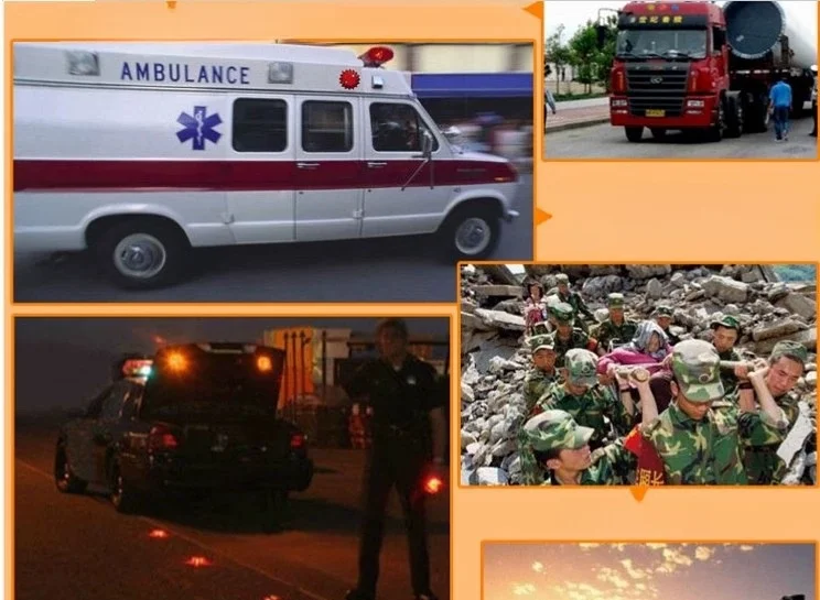 Ambulance Warning Sign Safety Signal Flash Charging Light Traffic ...
