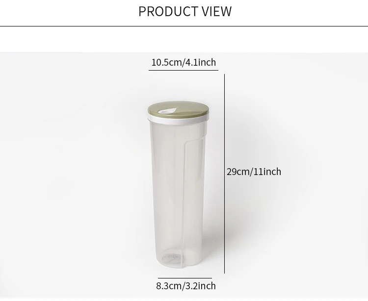 Airtight Kitchen Dry Food Grains Spaghetti Noodle Pasta Container - Buy Cereal Container,Food ...
