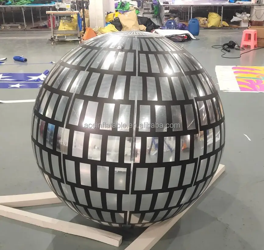 1m 2m 3m Giant Metallic Balloons Inflatable Mirror Ball Event ...