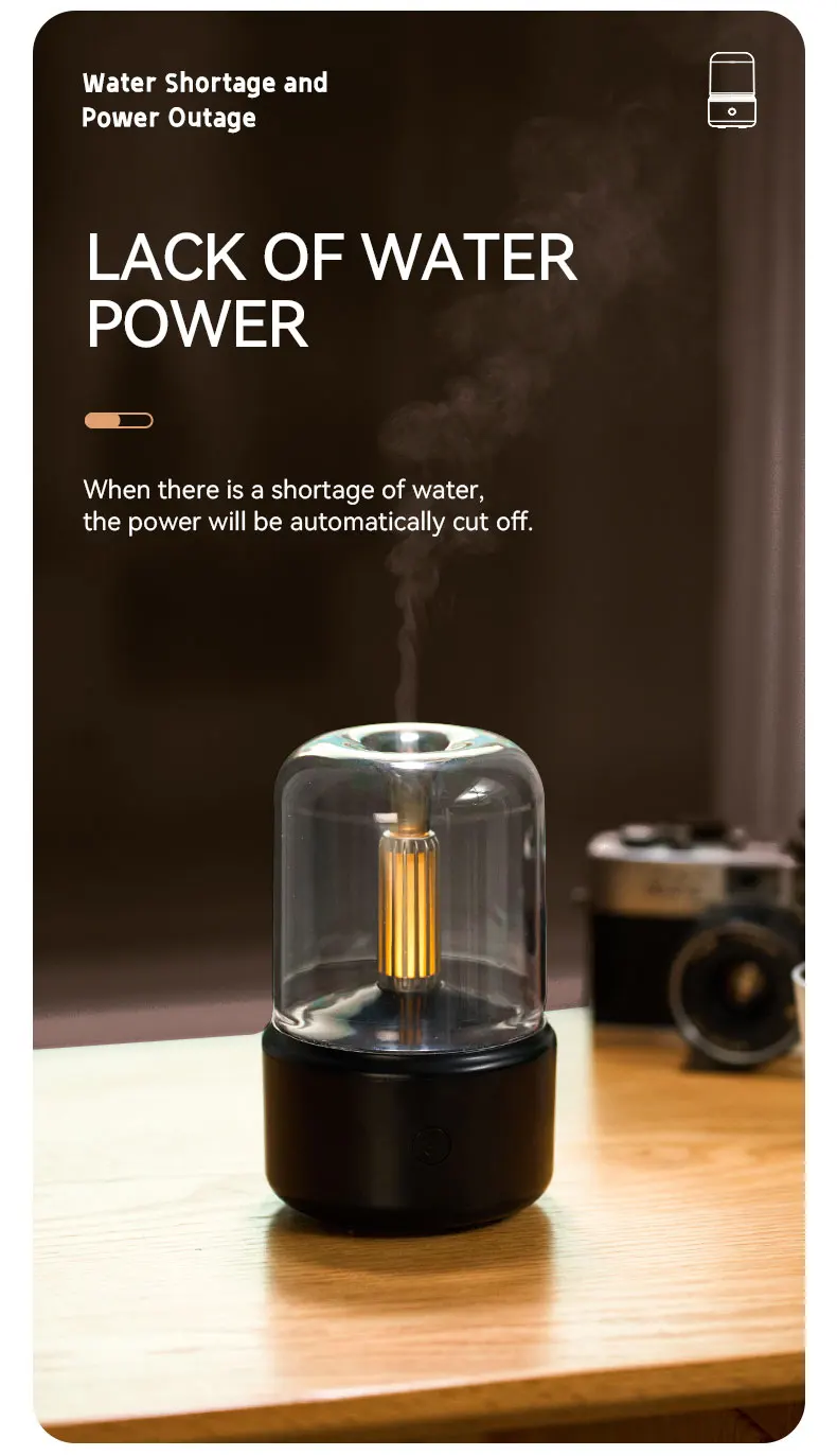 Cool Mist Ultrasonic USB Mini Water Mist Diffuser Aromatherapy