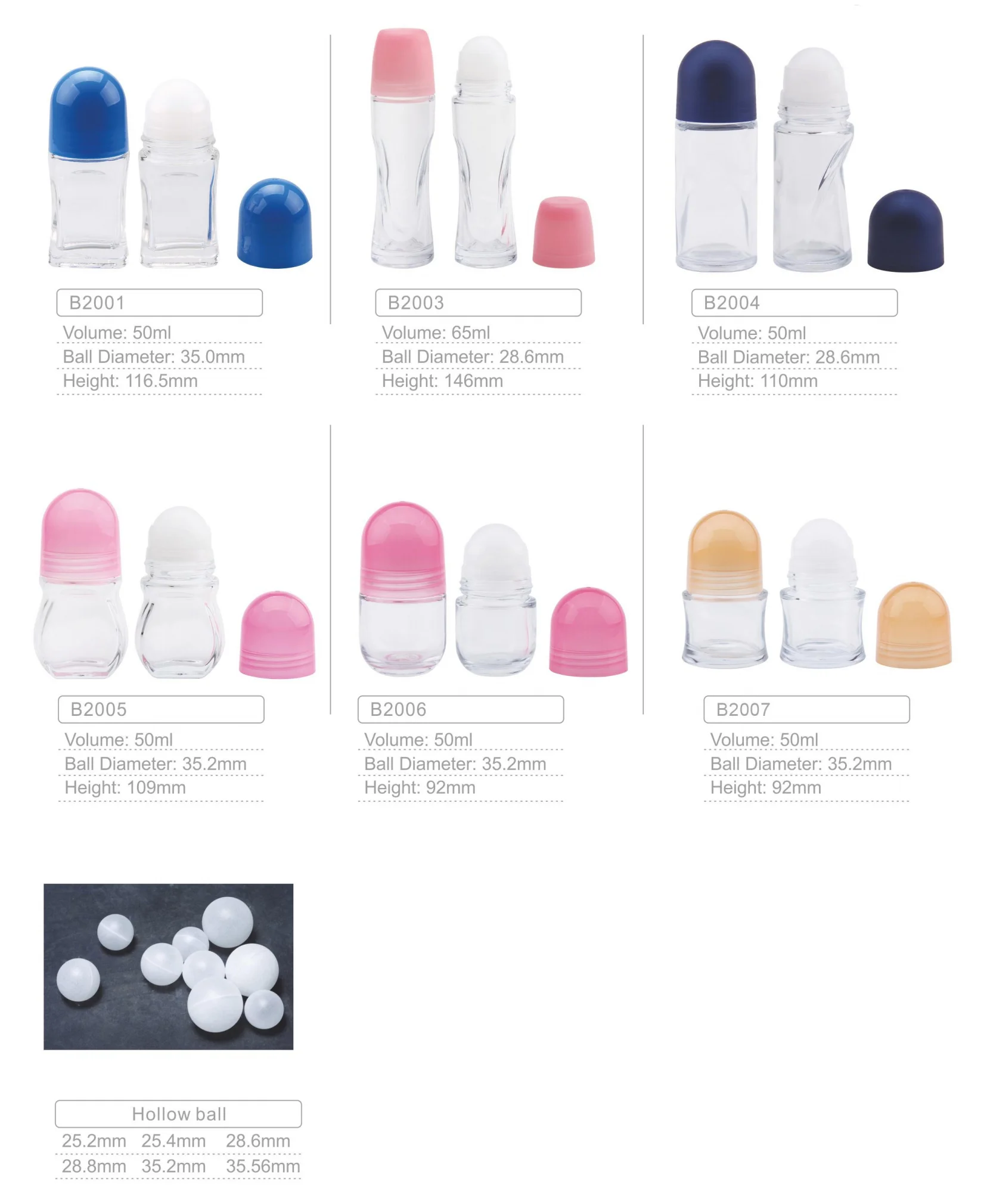 Cosmetic Packaging Roll On Bottle Packaging,50ml Body Oil Large Glass ...