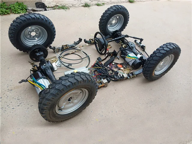 3000W off Road Dirt Motors EV 4X4 Electric Car Truck Vehicle