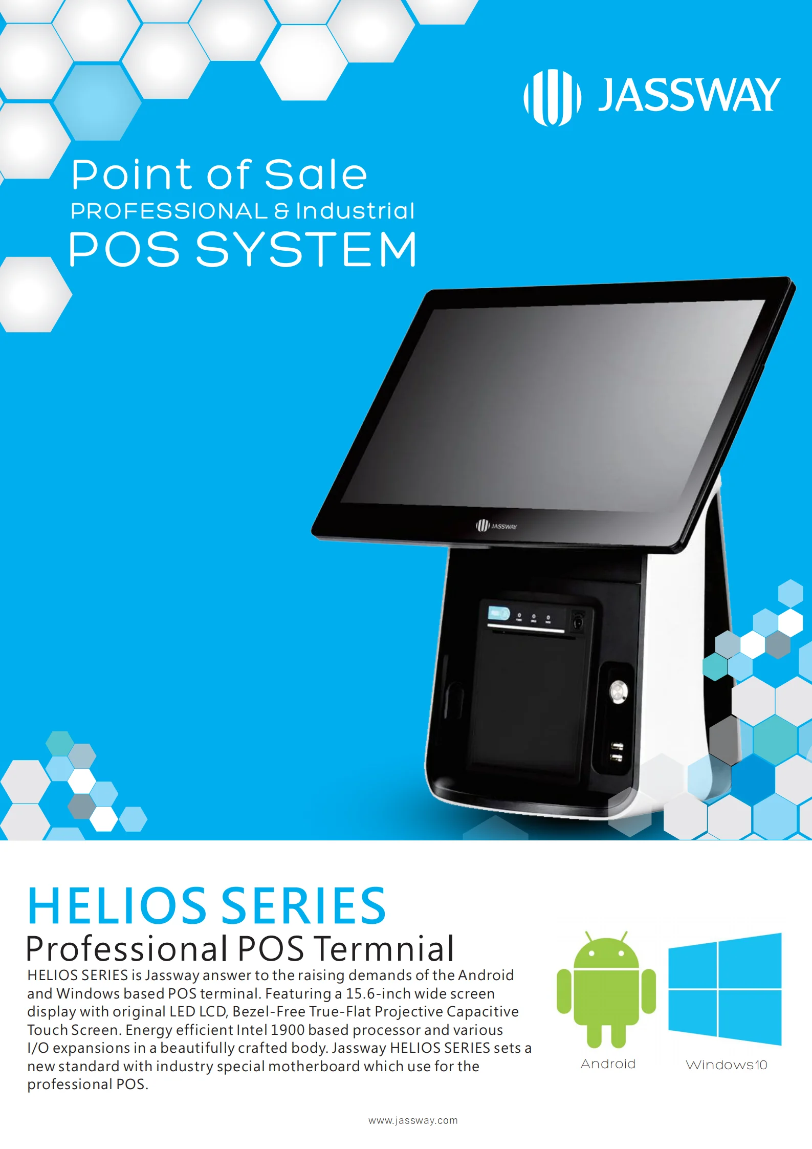 Jassway 15.6 Inch Caisse Enregistreuse Tactile Android Touch Screen ...