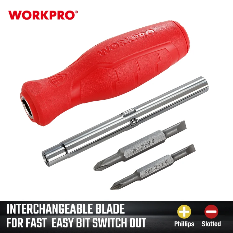 WORKPRO 6-IN-1 Screwdriver - Durable & Versatile Tool