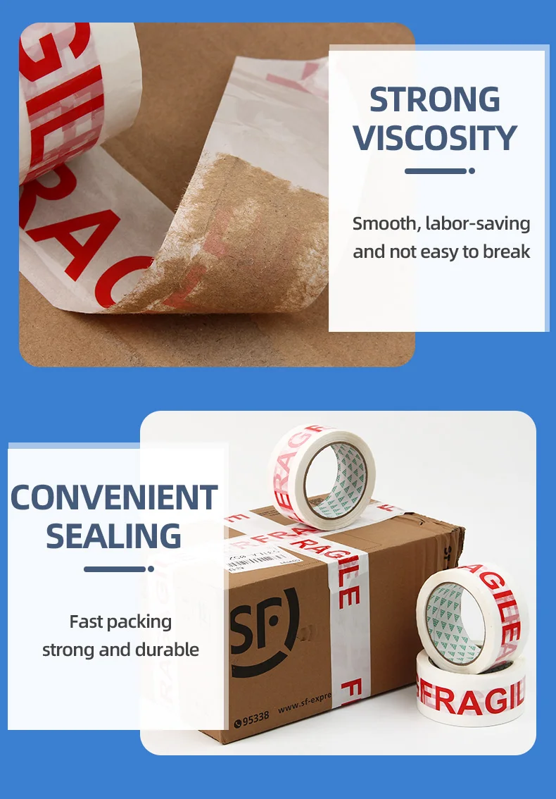 Customized Adhesive Package Carton Sealing Tape - Bopp