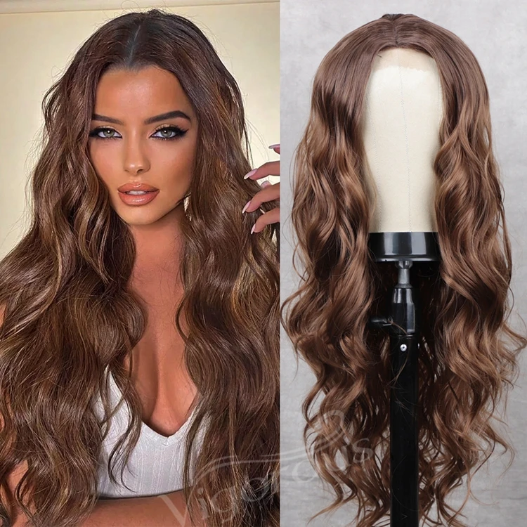 26 Inch Wholesale Premium Synthetic Curly Wigs For Black Women Body ...