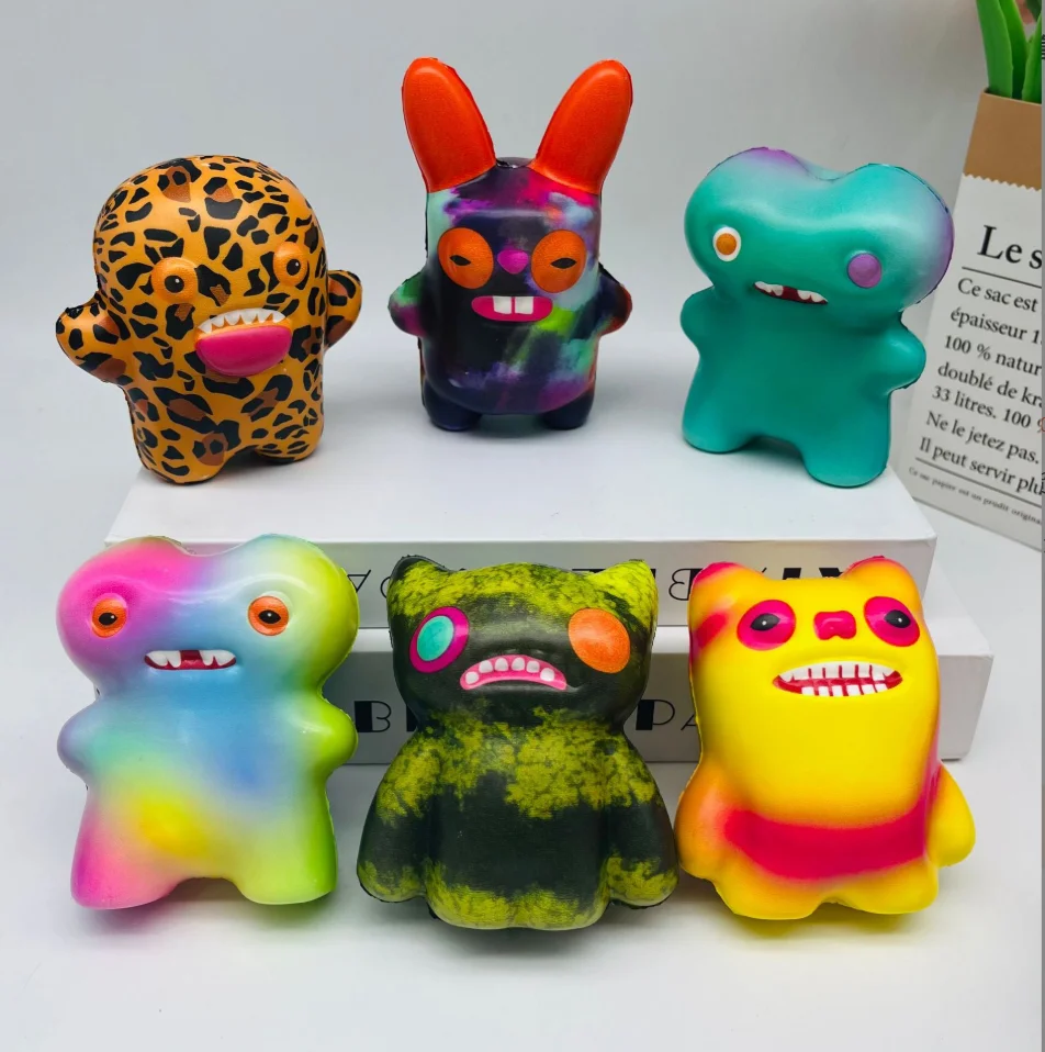 2025 New Je Squeeze Ugly Cute Tooth Monster Slow Rising Squishy Fidget ...