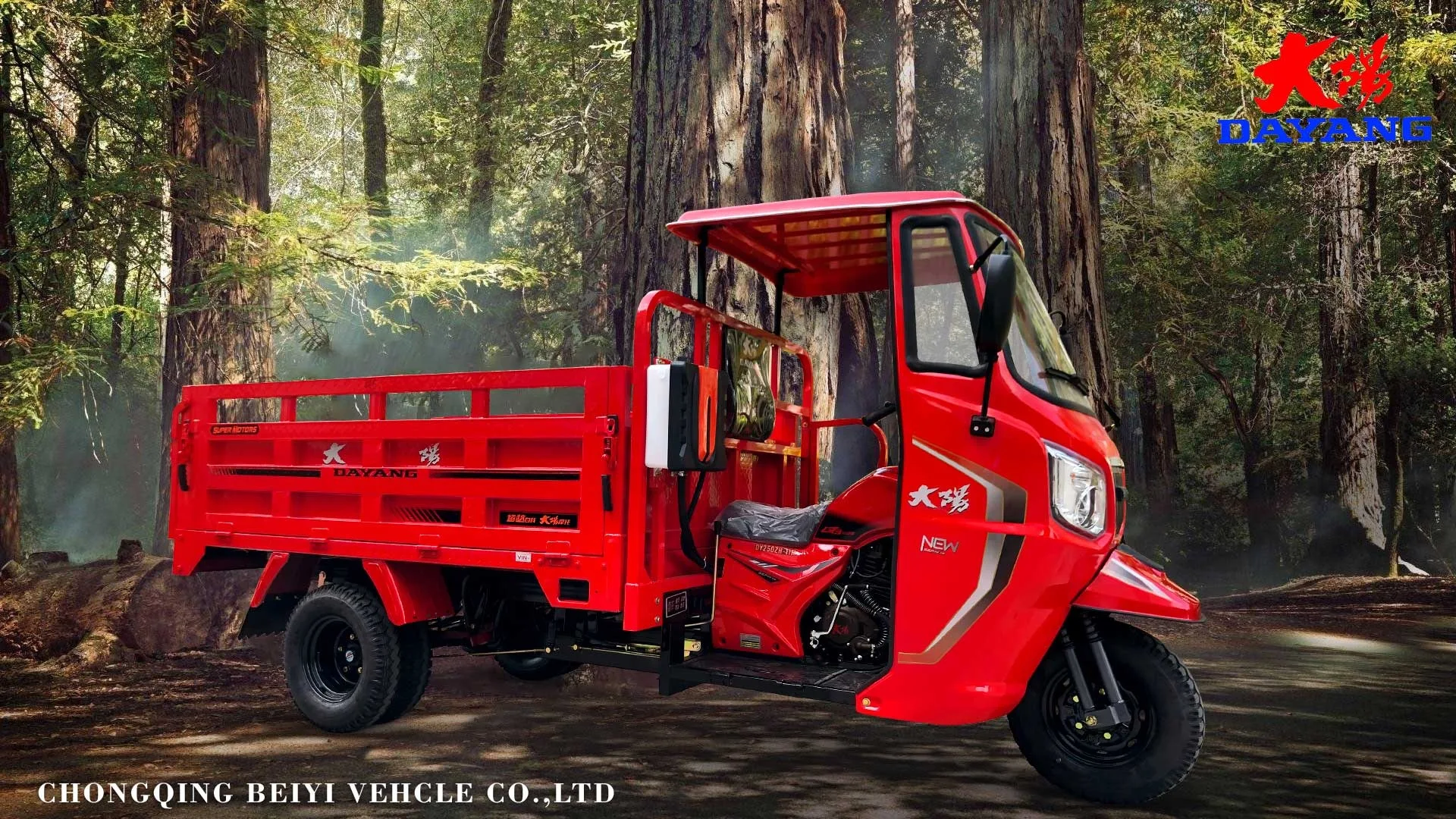 Modern Smooth and Steady Cargo Three-wheeler 250cc 300cc New Cargo ...