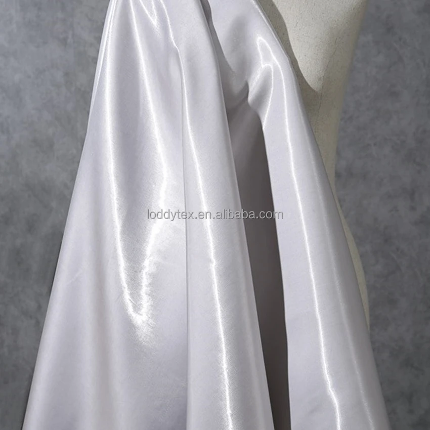 150gsm Metallic Crystal Silk Shiny Luster Liquid Gaza Organza Fabric ...