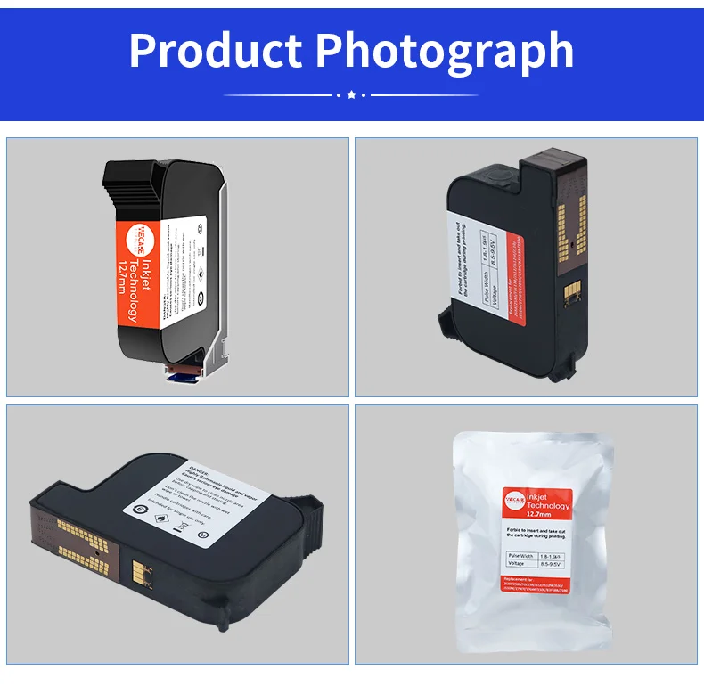 WECARE Handheld Inkjet Printer Ink Cartridge - Fast Dry Solvent