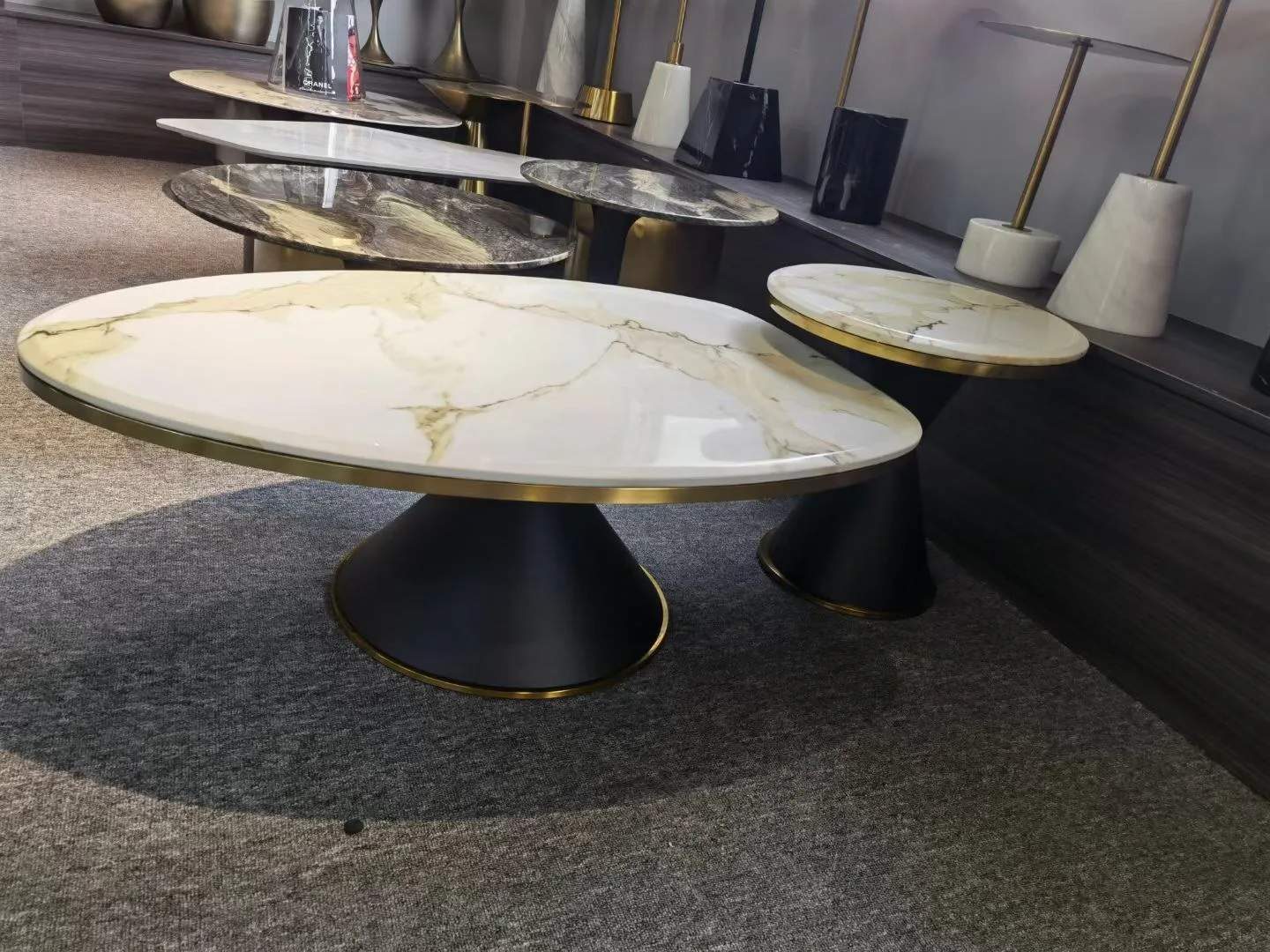 Luxury Italian Modern Rectangular 6 Seater Dining Table Marble Dining ...