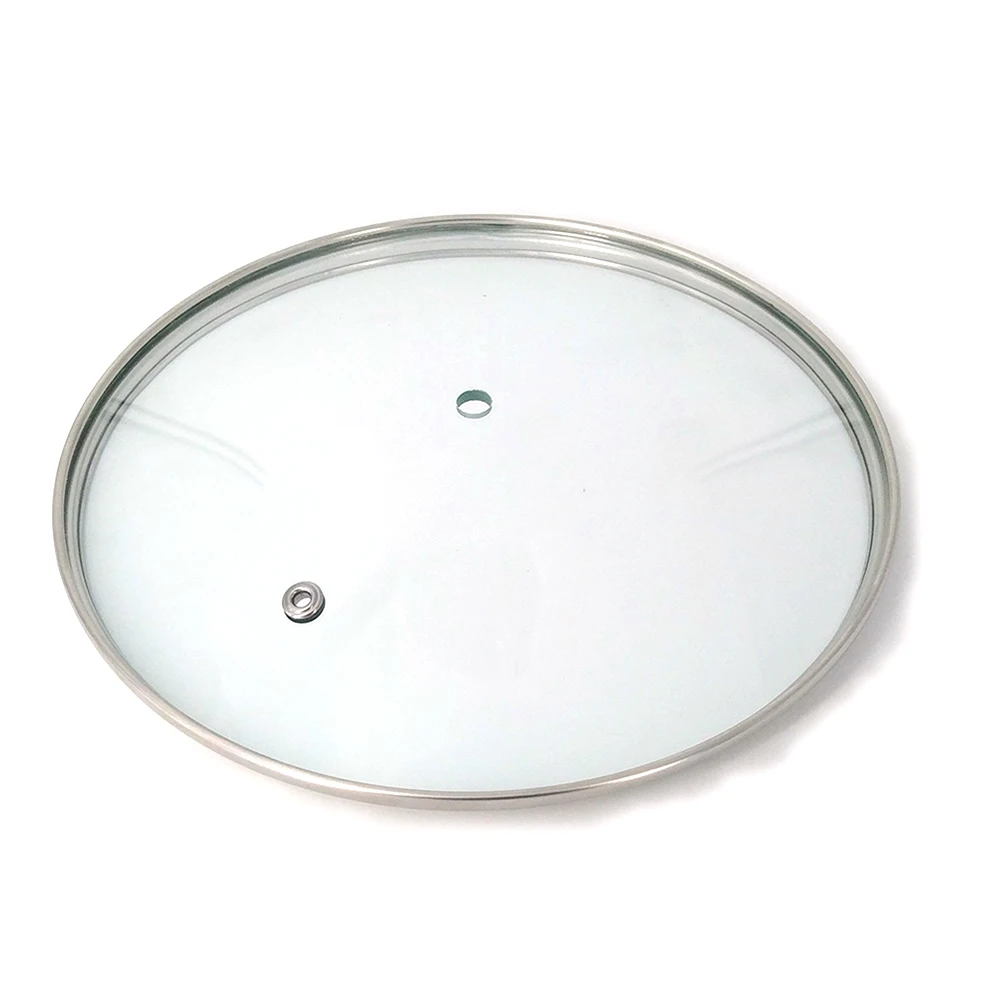 G Type Glass Lids For Cooking Pot Tempered Glass Ring Clear Green Cover ...