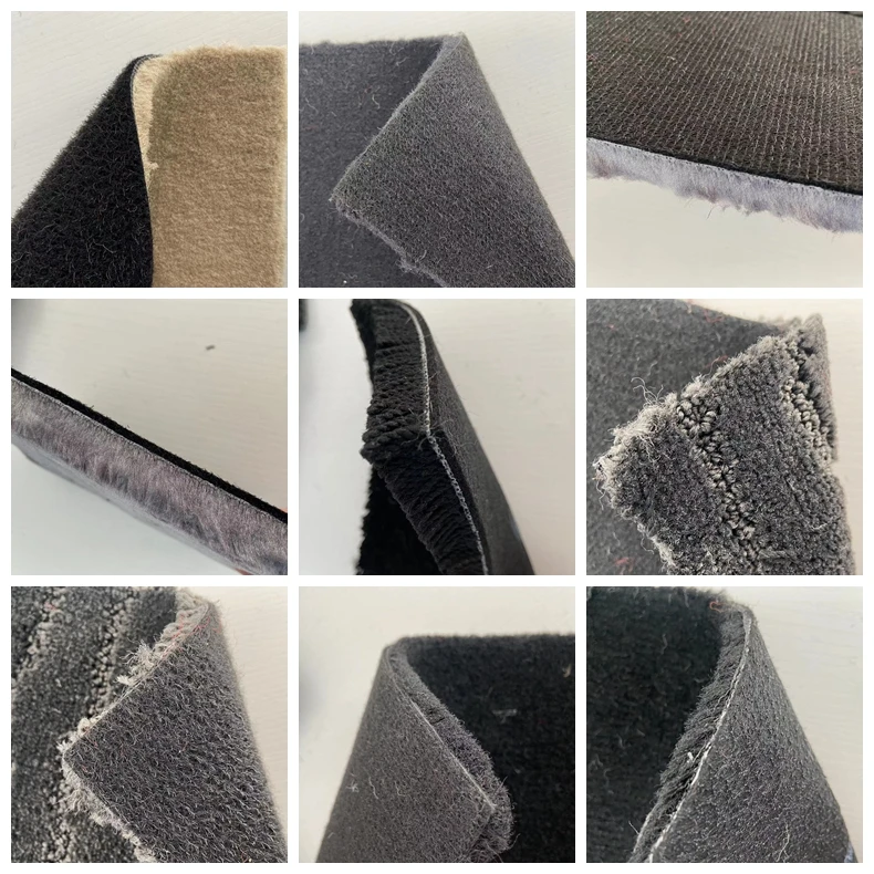 Needle Punch Velour Pile With Pvc Spike Backing Roll Plush Pile Car ...