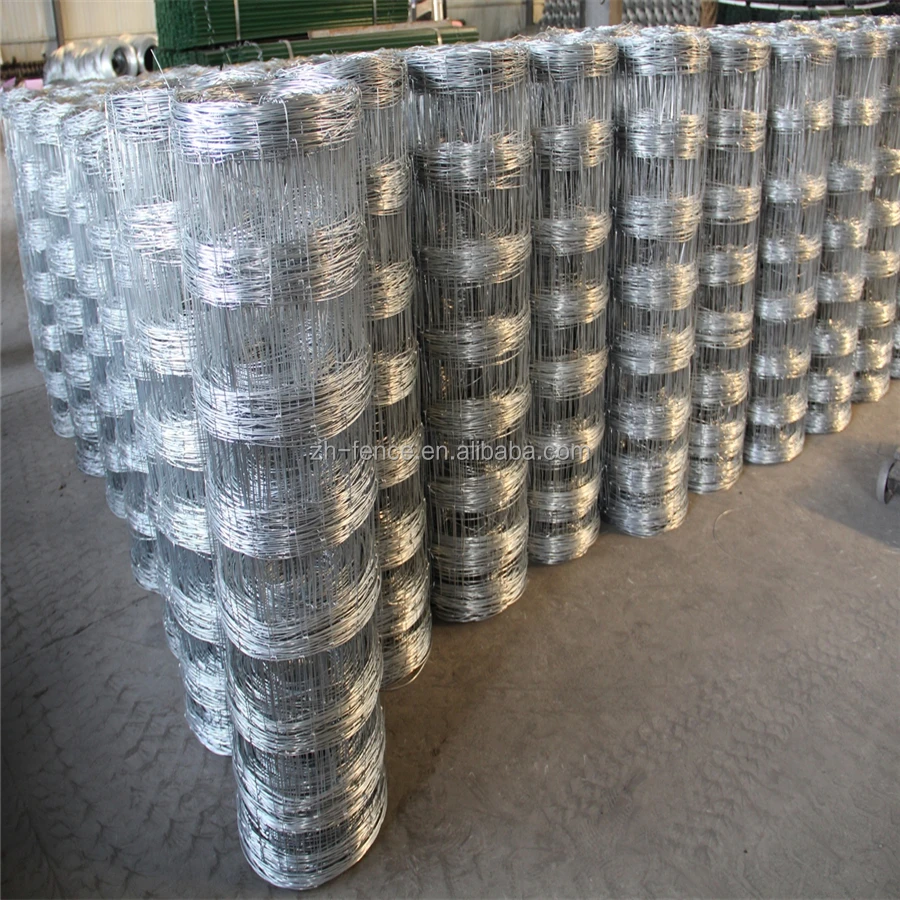 High Quality Galvanized Fixed Knot Wire Mesh Farm Fence Cattle Deer ...