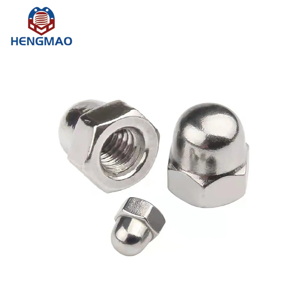 Hexagon Domed Nut Professional M8 M10 M12 A2 A4 Ss304 Ss316 Hexagon Domed Nut Din1587 - Buy ...