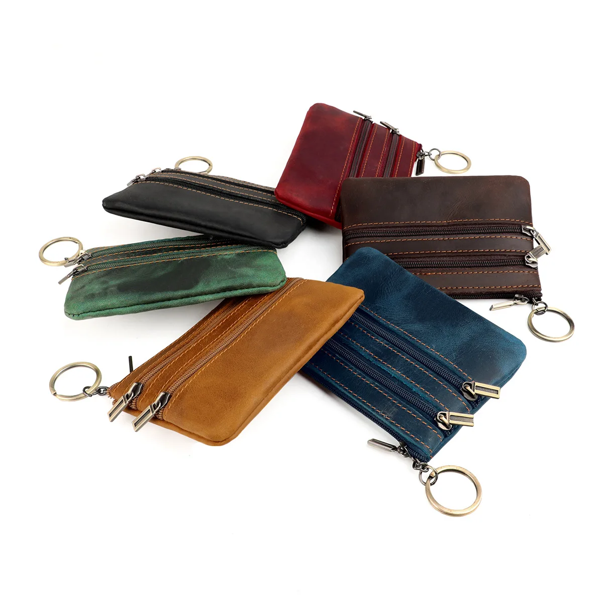 Organized and Stylish Male Wallet with Coin Pocket Purse