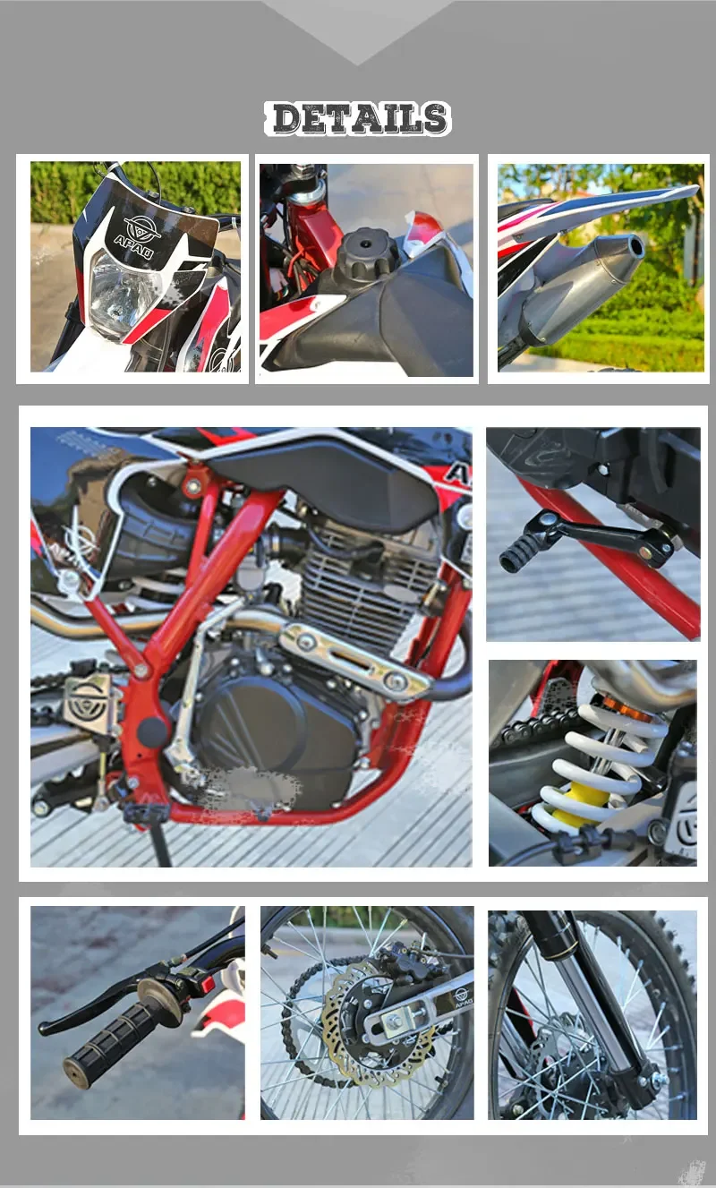 Gasoline Model 150cc Liquid-cooled Motorcycles With LSO 9001 for Adult ...