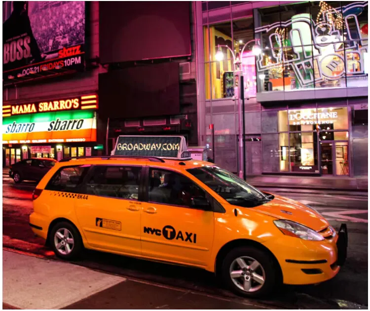 Waterproof High-Brightness LED Taxi Display Screen
