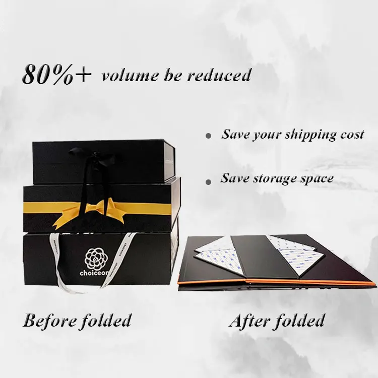 Custom Luxury Large Premium Magnetic Closure Flip Top Mailer
