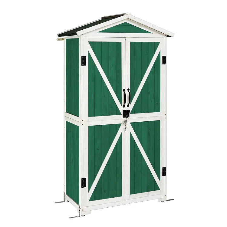 Garden Waterproof Tool Chest Cabinet Outdoor Storage Cabinets Storage ...