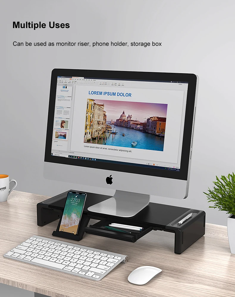 Modern ABS Base Para Monitores Desk Top Portable Small Laptop Computer ...