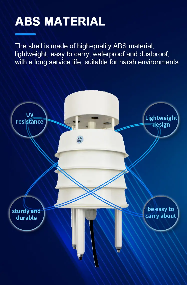 SenTec WS303U High Quality Outdoor Anemometer, Ultrasonic Wind Speed ...