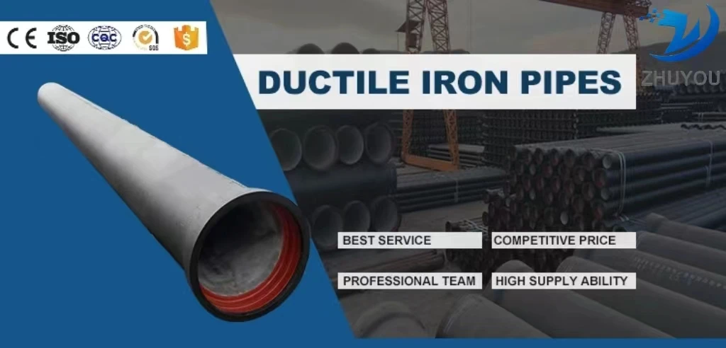 Dn300 Dn350 Dn400 Ductile Cast Iron Pipe Iron Round Pipe Seamless Round ...