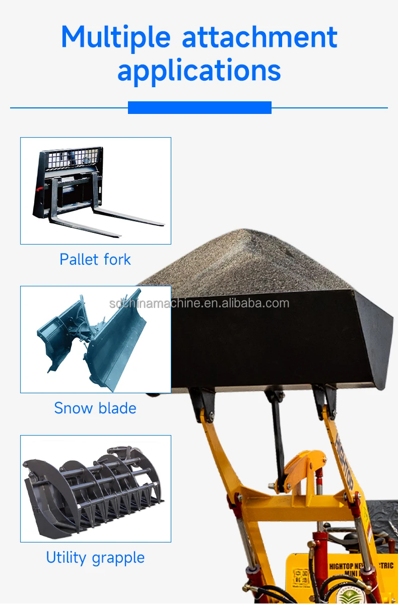 Multi Mini Loader 500 Kg - High Efficiency Electric Loader