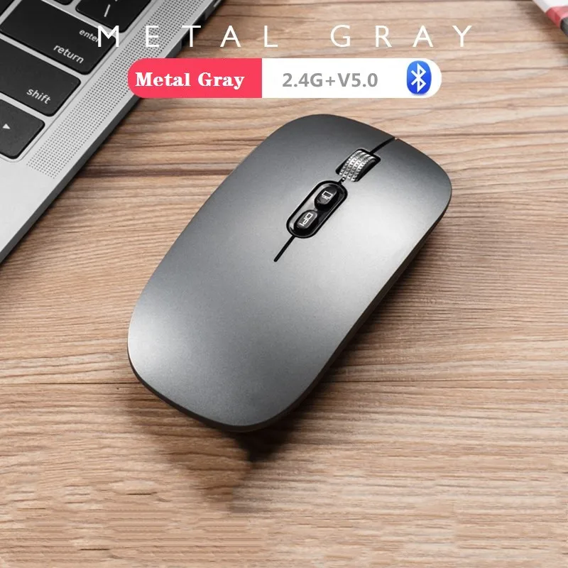 M103 Rechargeable Ergonomic Dual Model V5.0 Mouse 2.4g Wireless Girl ...