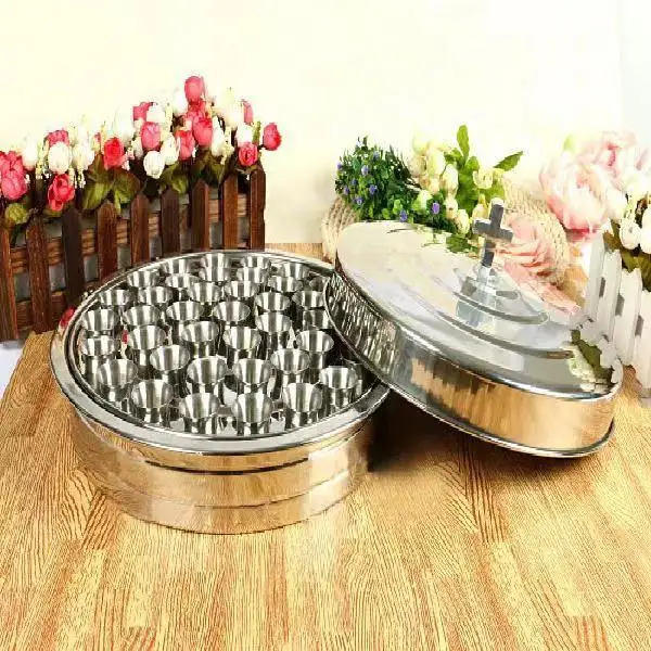 Church Communion Ware Sets 5 Layer Stainless Steel Communion Serving ...