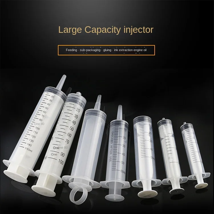 100ml Large Caliber Dispensing Syringe - Transparent PVC
