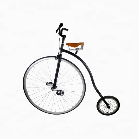 40 Inch Vintage Bicycle Retro Unicycle - Big & Small Wheels