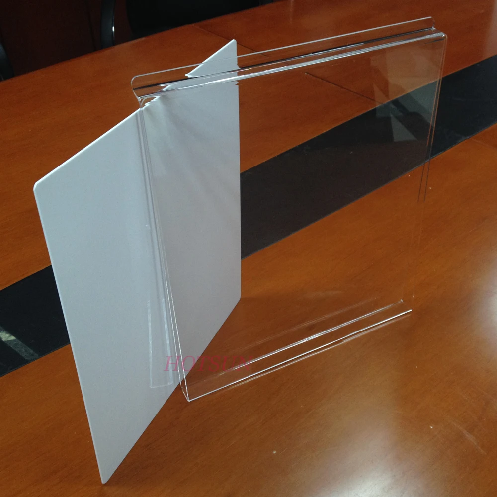 Clear Slat Wall Mount Acrylic T Shirt Display Frame