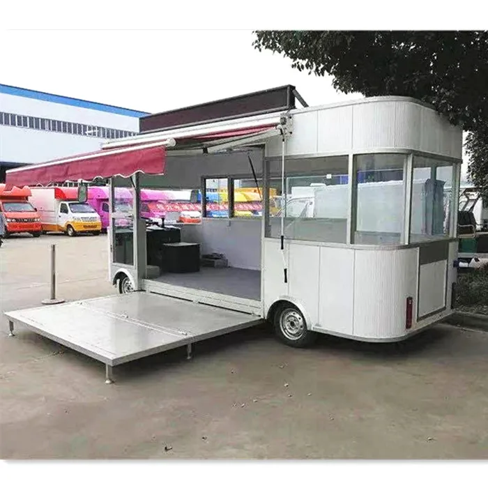 Mobile Food Truck with Grill and Deep Fryer - BLESS Food Carts
