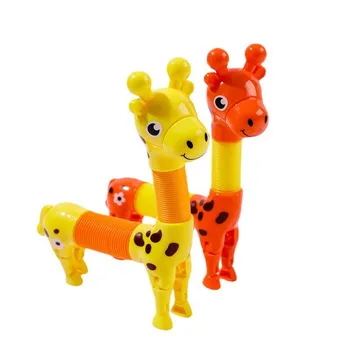 Elastic Lighting Giraffe Fidget Sensory Plastic Magic Pop Tube New ...